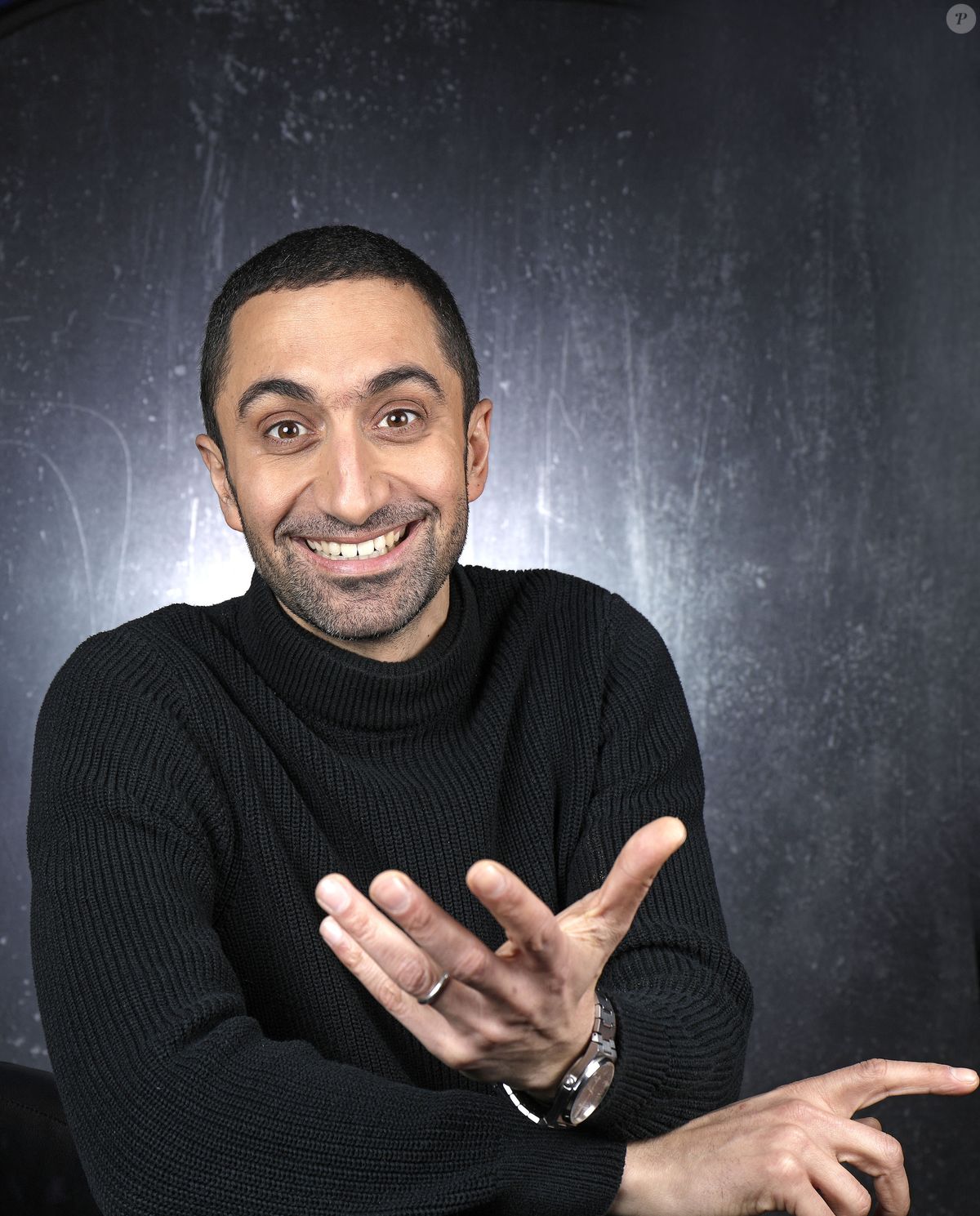 Photo : Portrait de Jimmy Mohamed lors de l'enregistrement de l ...