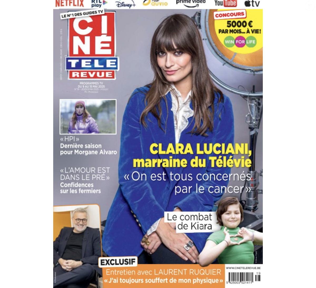 Photo : Couverture du nouveau numéro de Ciné Télé Revue - Purepeople