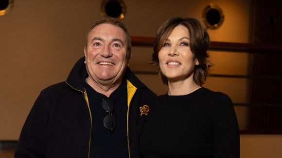 Photo : Franck Dubosc, Mathilde Seigner et Richard Anconina posant ...