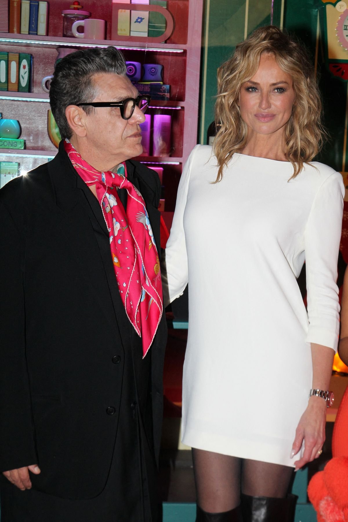 Photo : Marc Lavoine et Adriana Karembeu - Personnalités lors de la ...