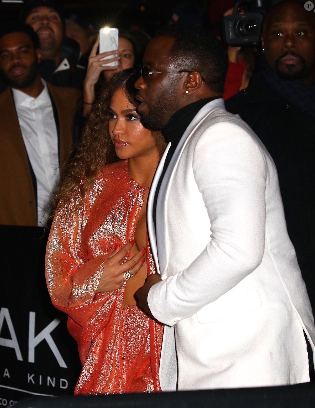 Photo : Cassie et son compagnon Sean Combs (Sean John, Puff Daddy, Puffy, Diddy, P. Diddy ...