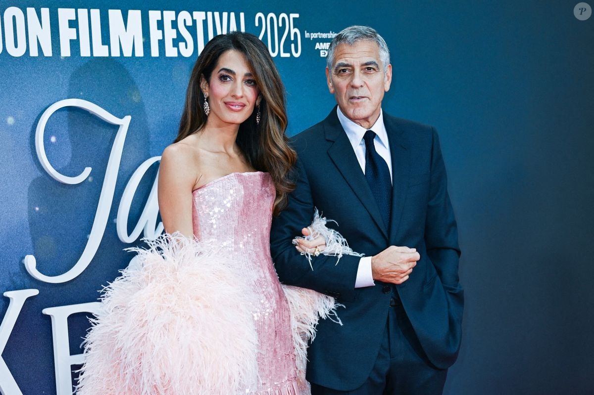 Photo : Amal Clooney et George Clooney assistent à la première de "Jay ...