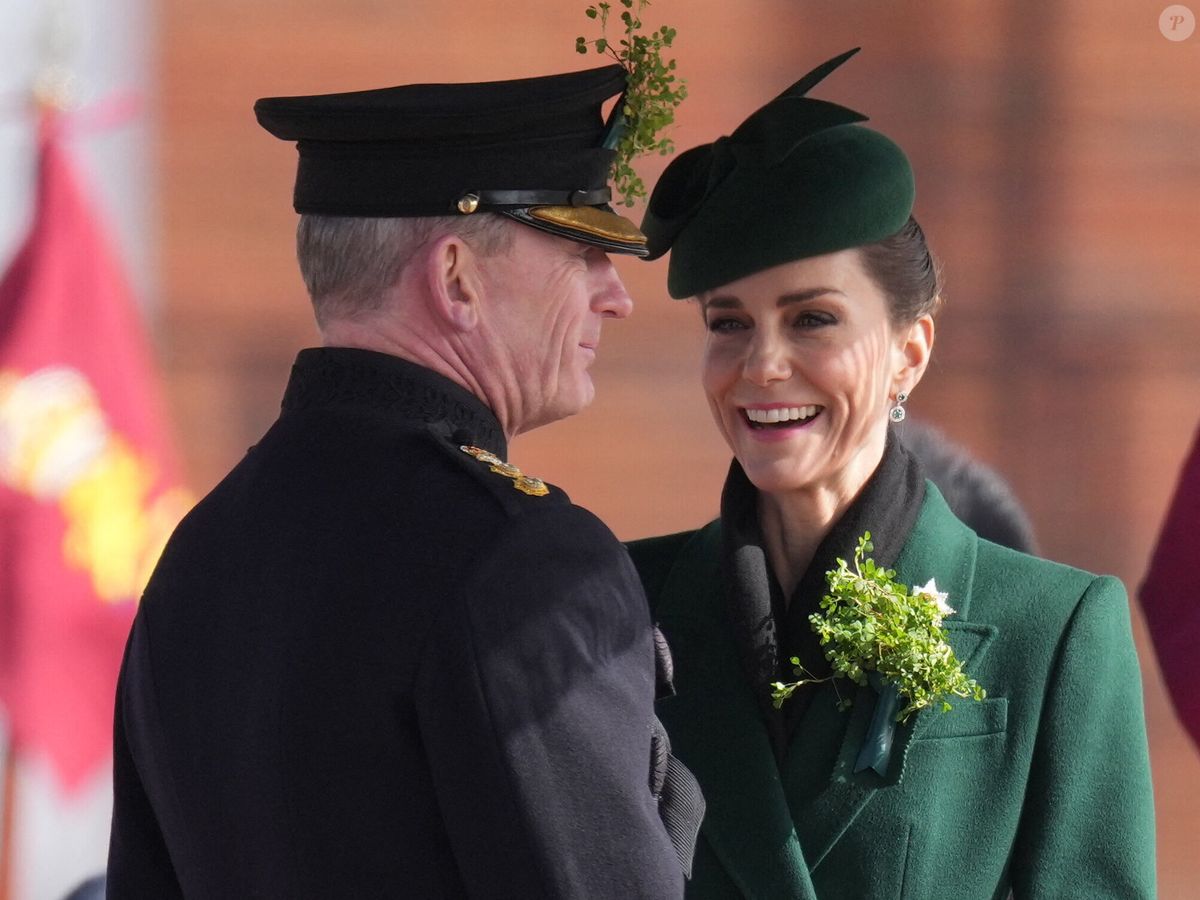 Photo : Kate Middleton assiste au défilé de la Saint-Patrick des Irish ...