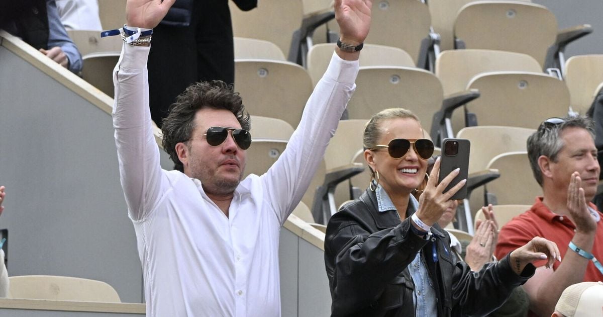 Laeticia Hallyday et Frédéric Suant à Roland-Garros : Le couple très ...