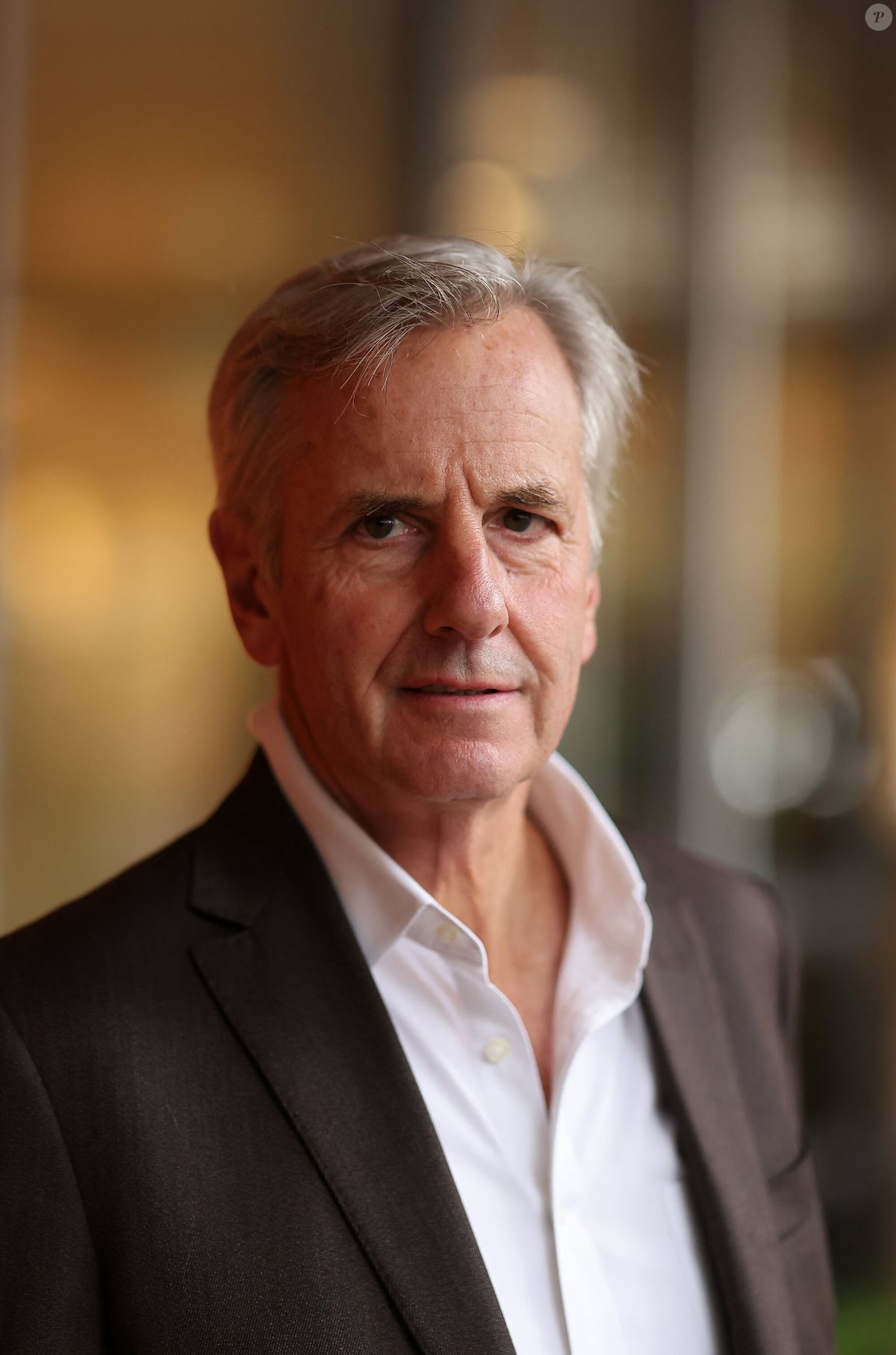 Photo : Bernard de La Villardière au village lors des Internationaux de ...