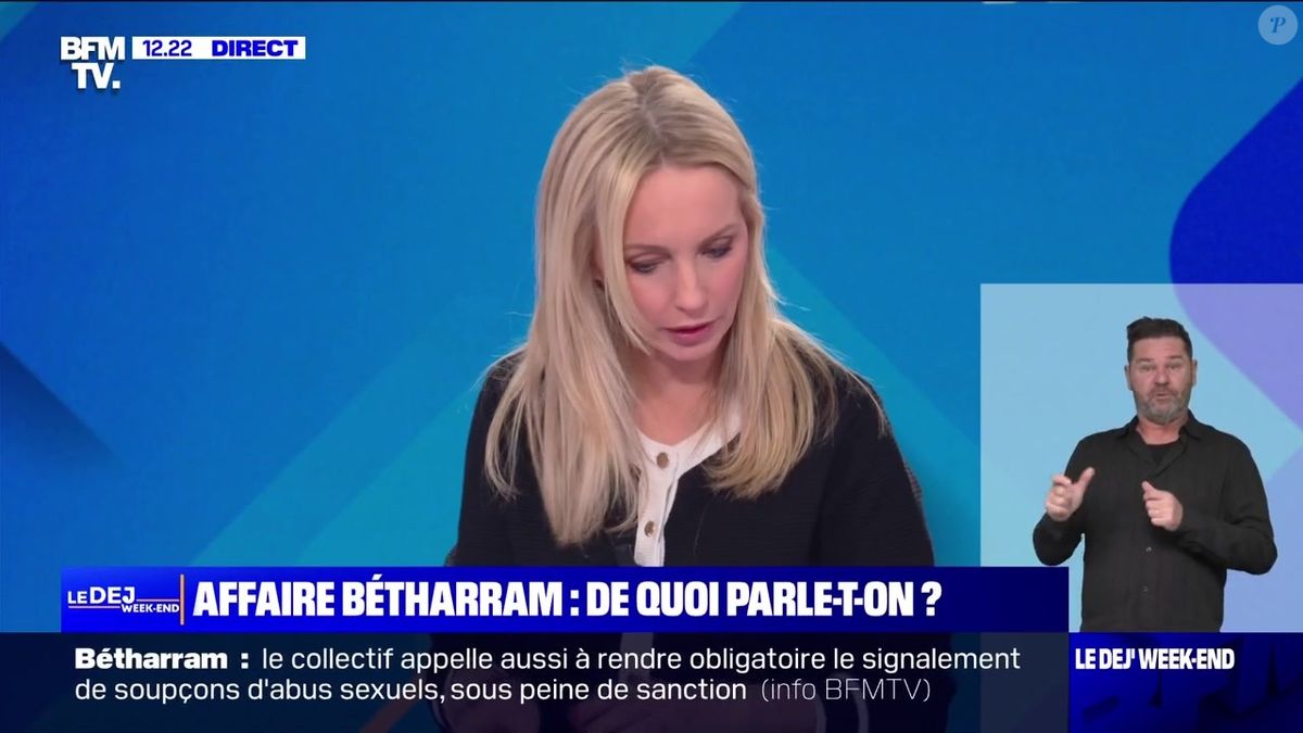 Photo : Anne Seften effectue ses premiers pas sur l'antenne de BFMTV le ...