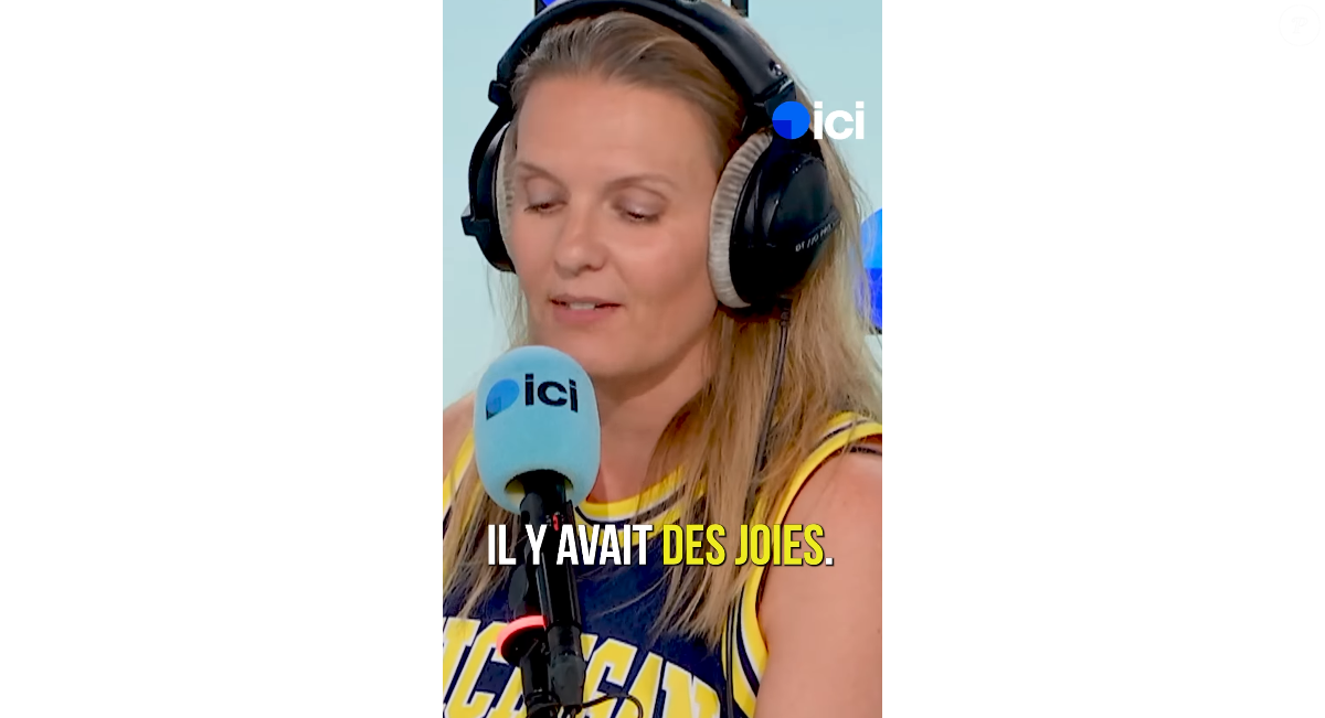 Photo : Deborah Grunwald lors de la dernière de son émission "Dans le ...