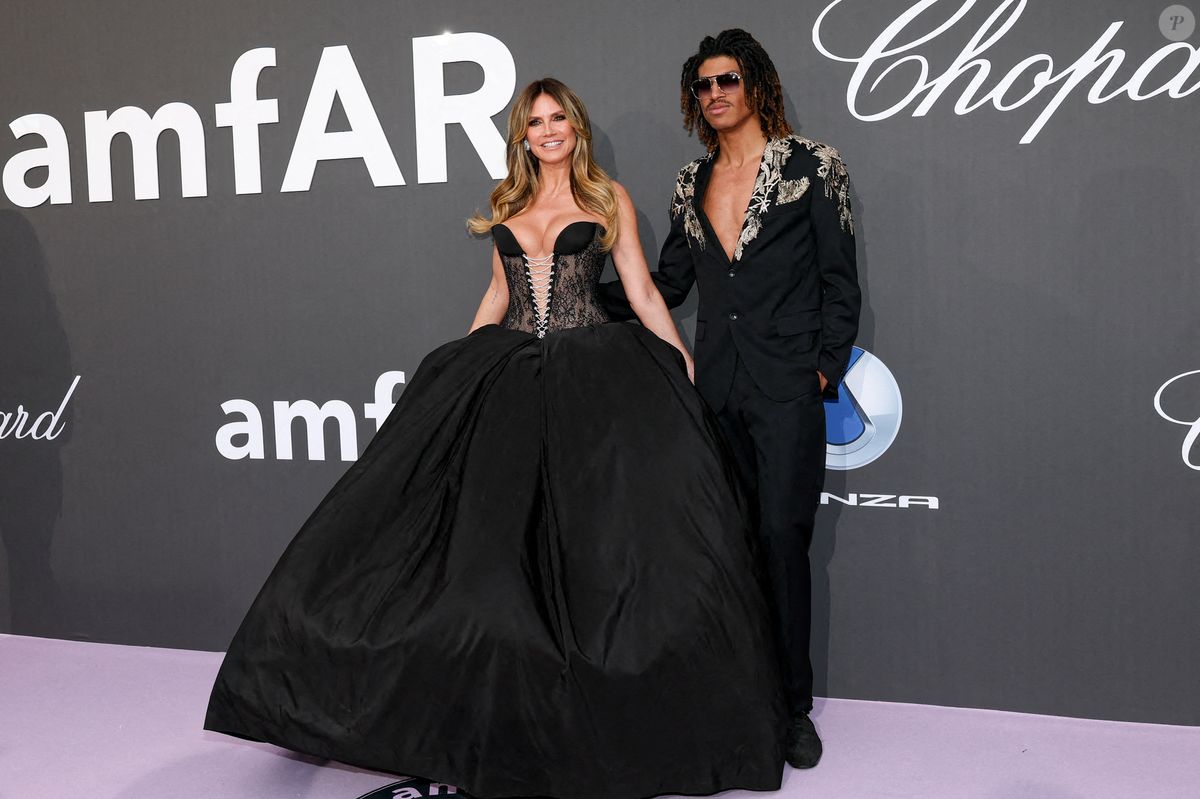 Photo : Heidi Klum a également fait sensation dans une impressionnante ...
