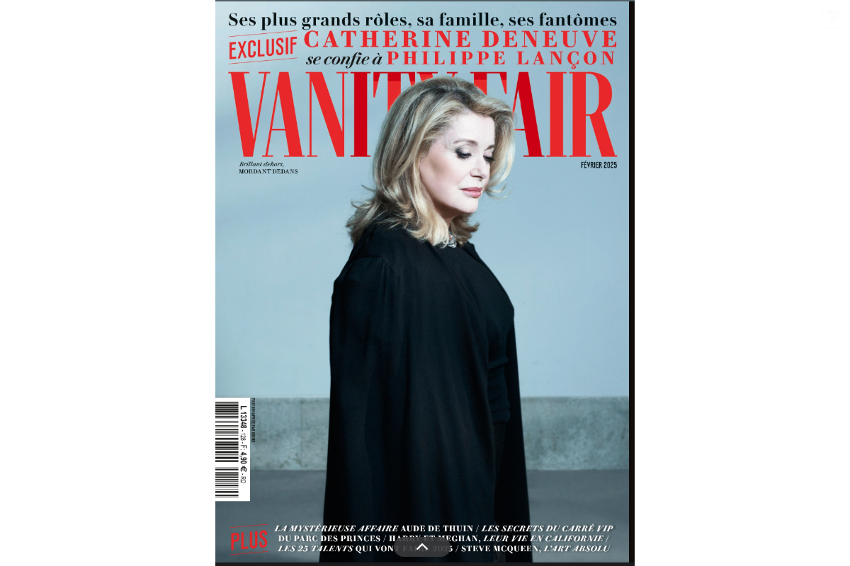 Photo : Vanity Fair, Catherine Deneuve, 22 janvier 2025 - Purepeople