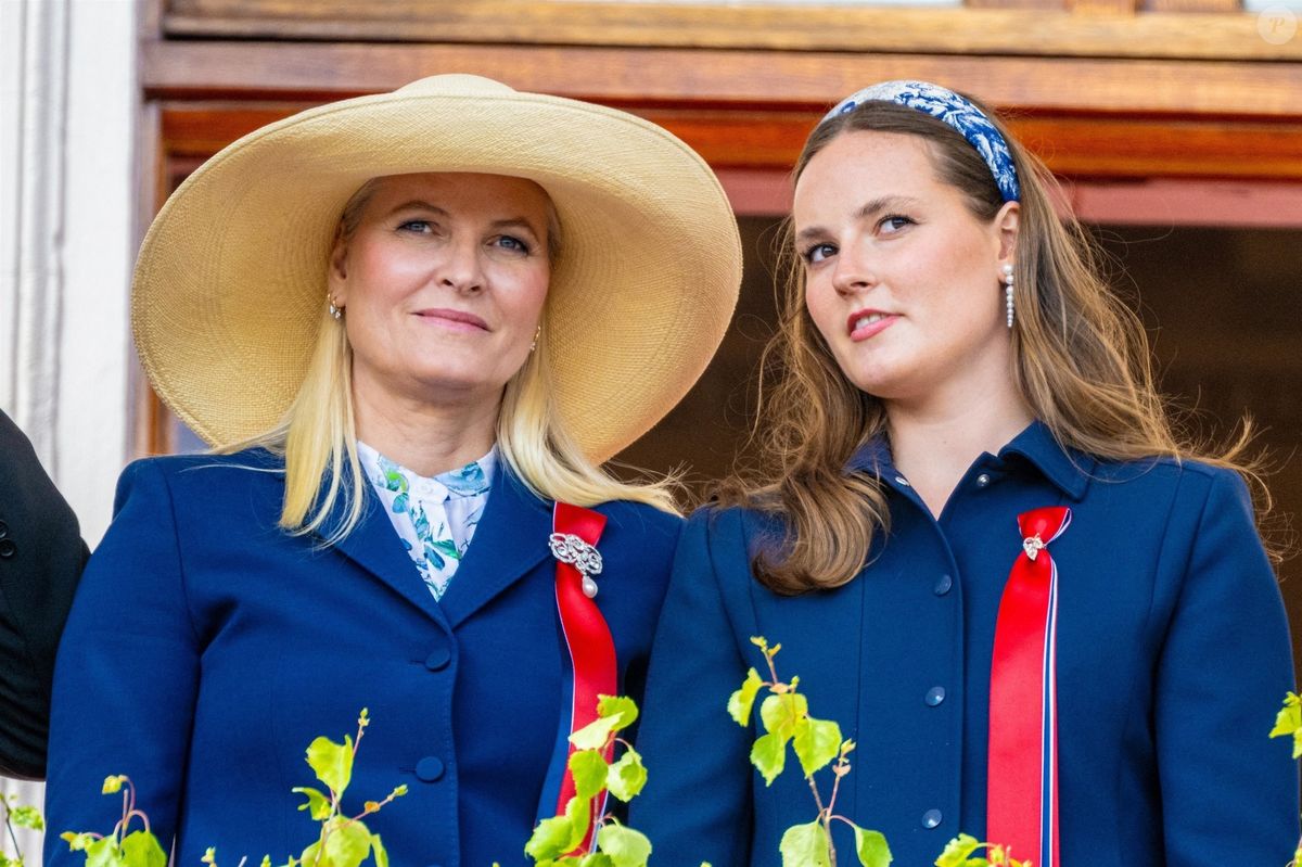 Photo : Lors des célébrations de la Fête nationale norvégienne, le 17 ...