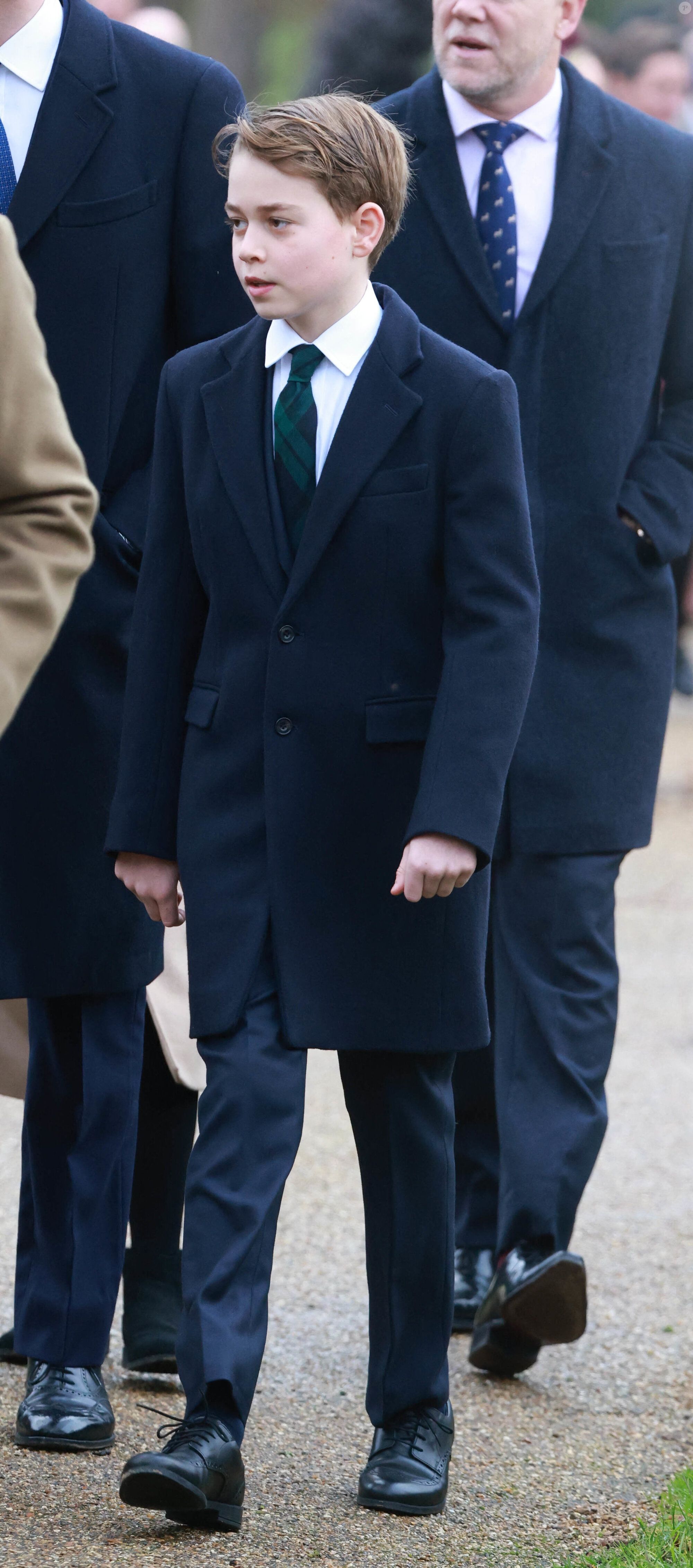 Photo : Prince George - La famille royale britannique se rend à la ...