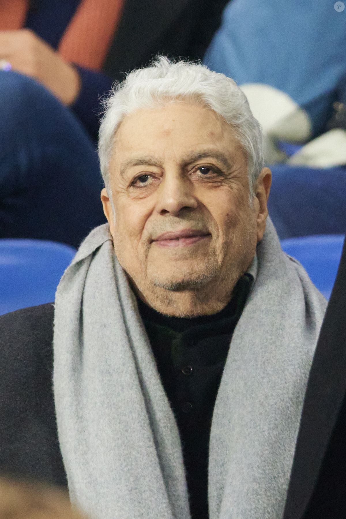 Photo : Enrico Macias - Célébrités assistent au match de Ligue des ...