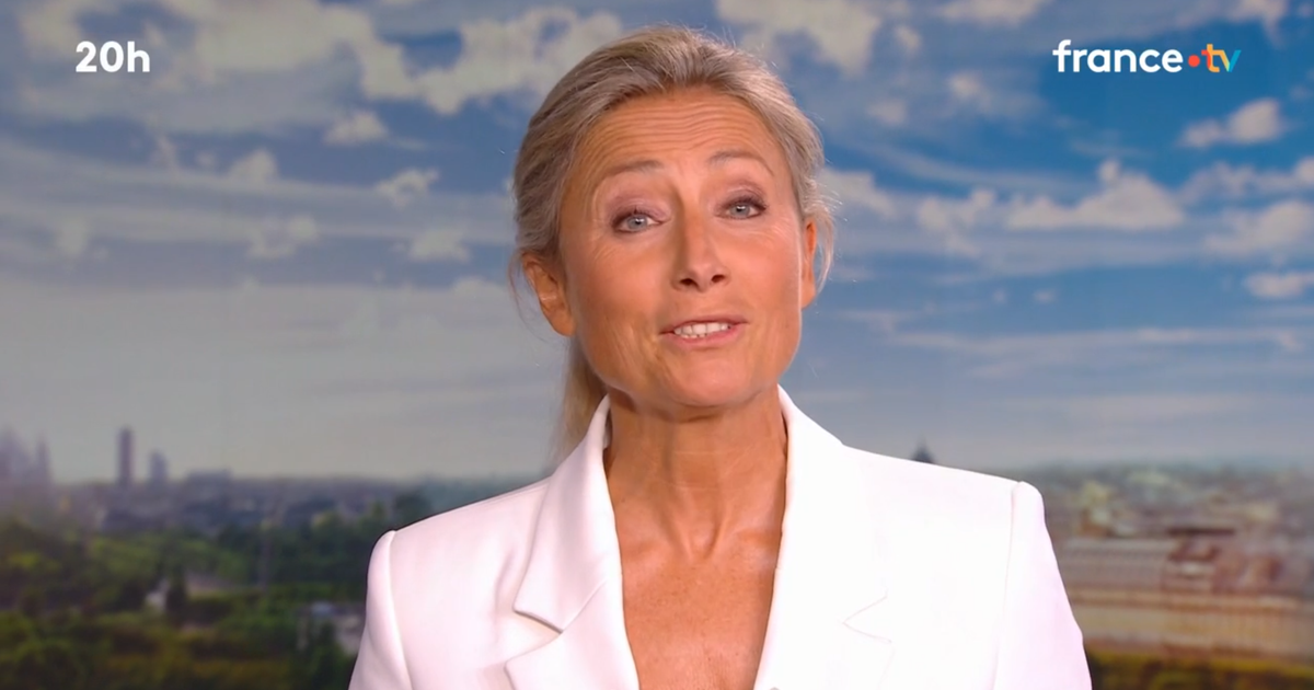 "Voilà, c'est fini..." : Anne-Sophie Lapix a présenté son dernier JT sur France 2, ses belles ...