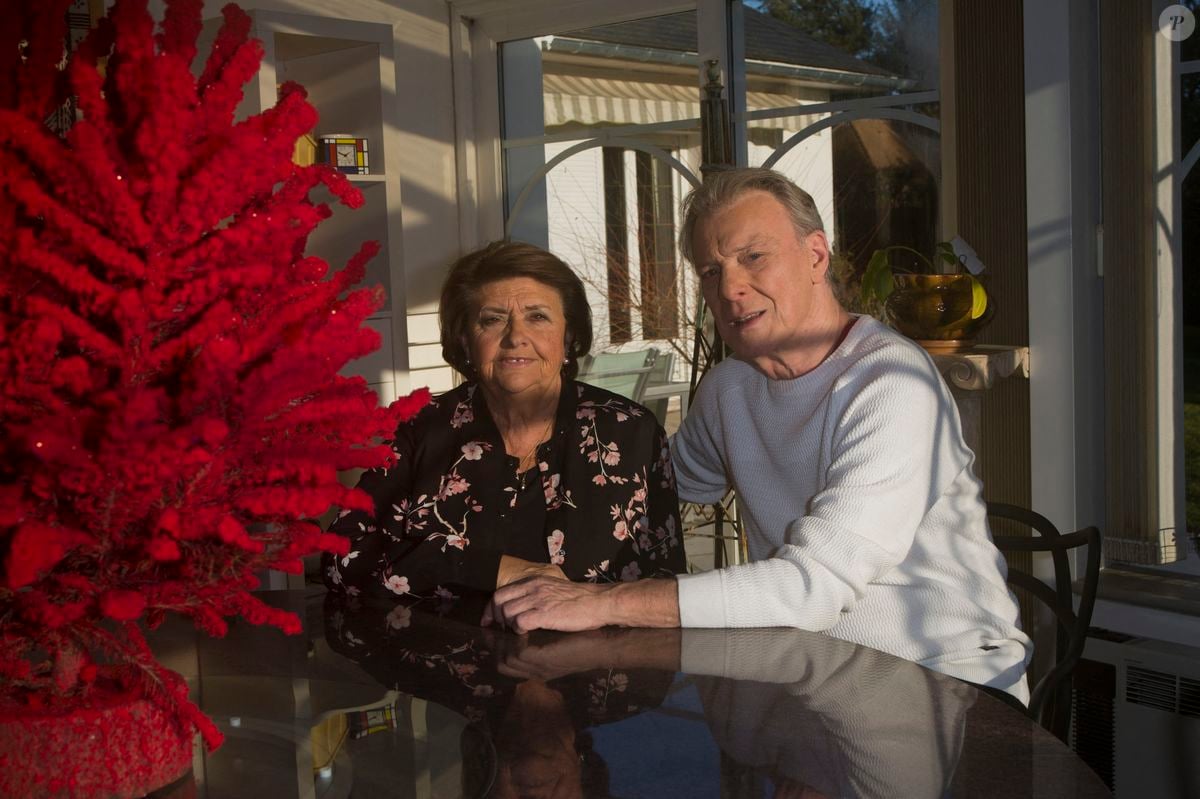 Photo : Herbert Leonard et sa femme Cléo chez eux à Barbizon en 2016 ...