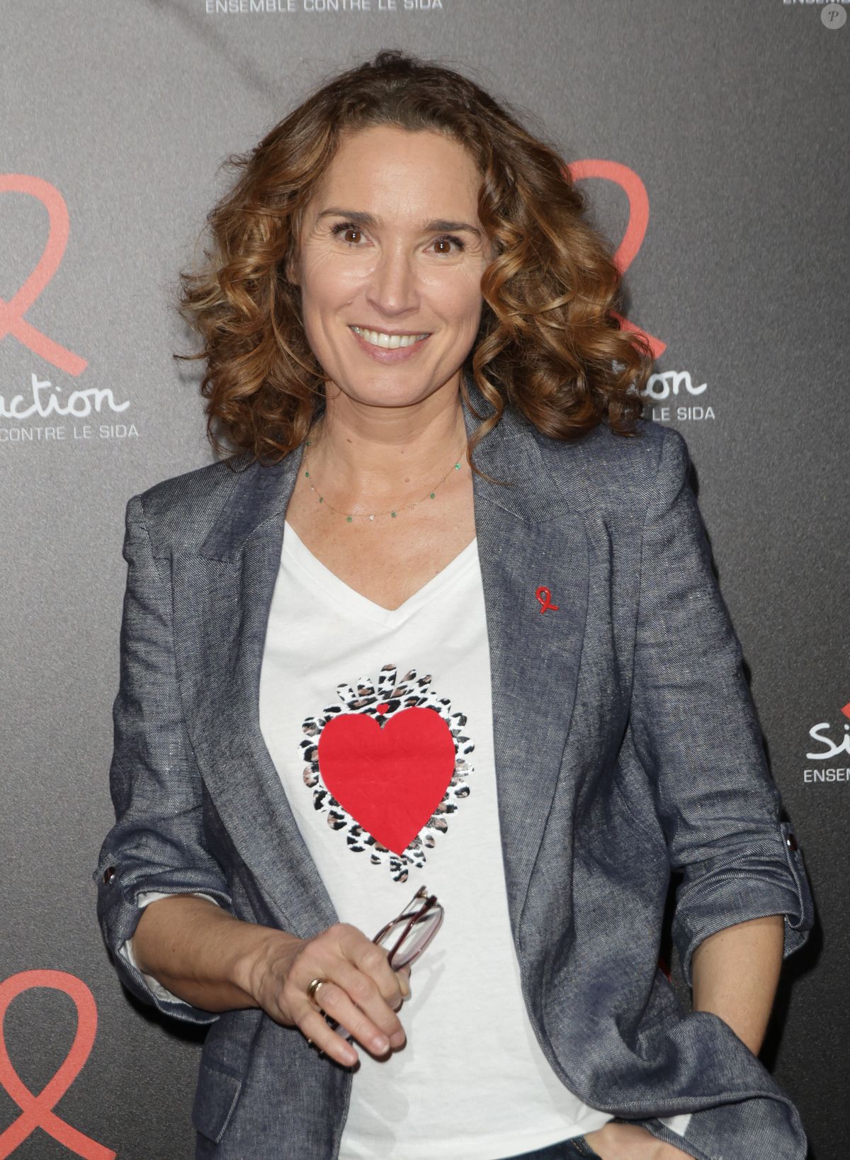 Photo : Marie-Sophie Lacarrau - Photocall de la soirée de lancement du Sidaction 2025 au Lido à ...