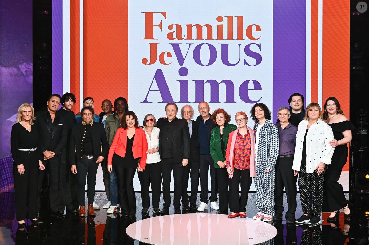 Photo : Michel Drucker entouré par Dany Brillant, sa mère Mireille ...