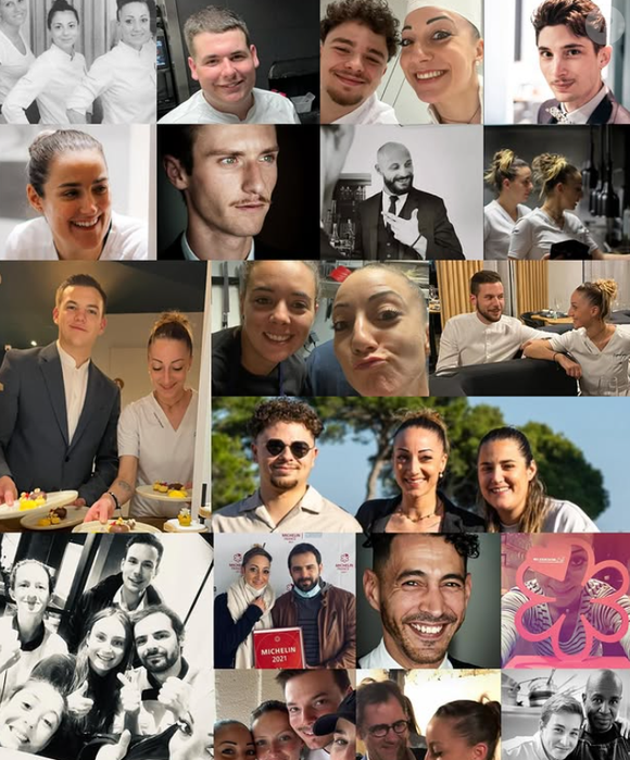 Photo : Avec son équipe, elle a servi son dernier dîner sur place lundi ...