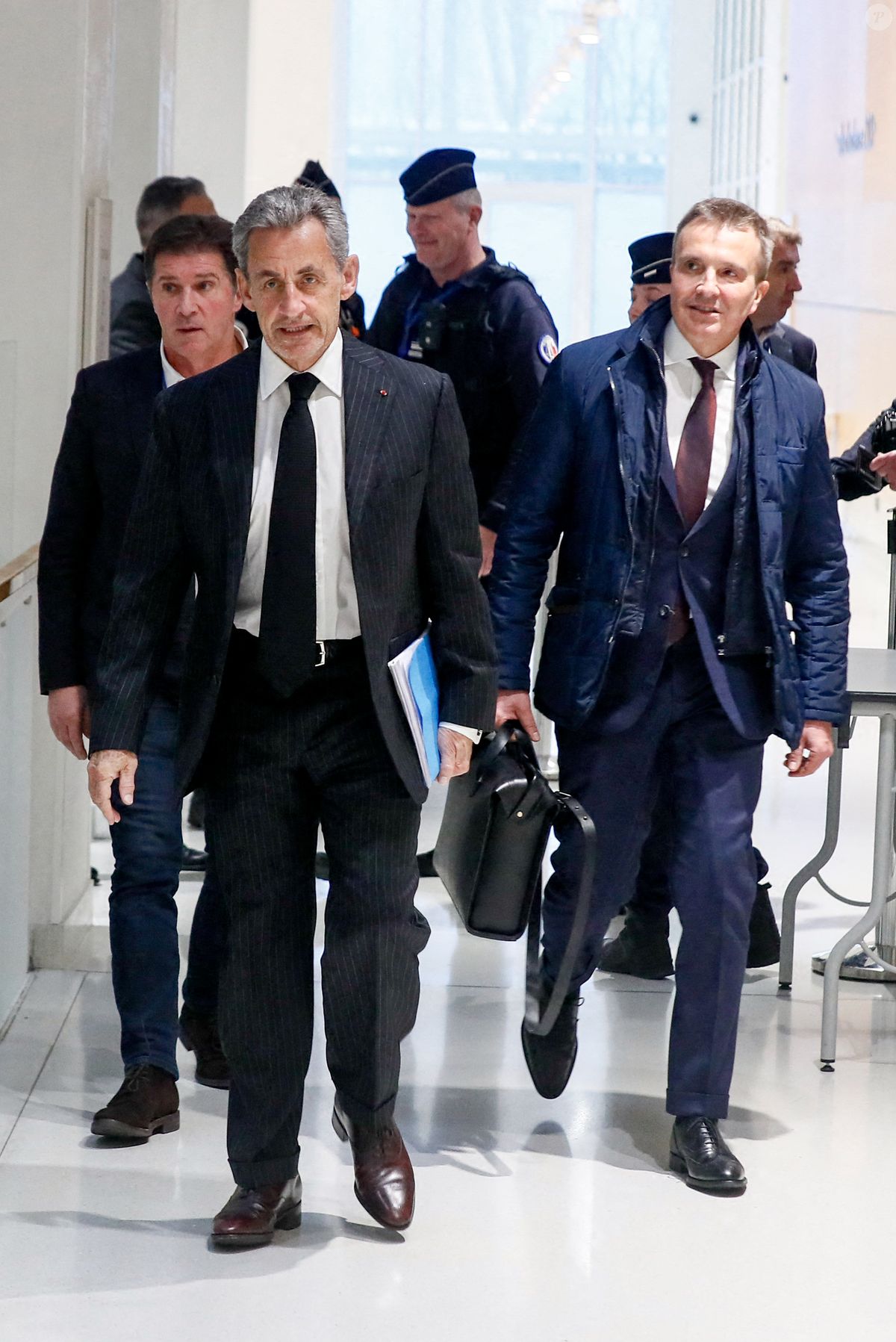 Photo : Nicolas Sarkozy et son avocat Christophe Ingrain - N.Sarkozy et ...