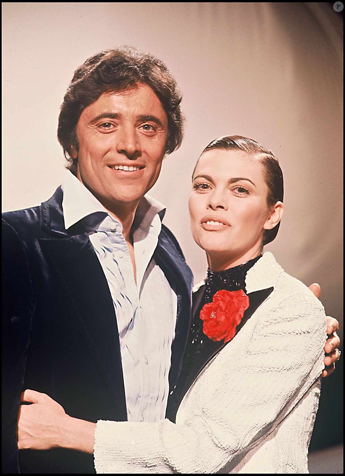 Photo : Sacha Distel et Mireille Mathieu (archive) ©AGENCE / BESTIMAGE ...