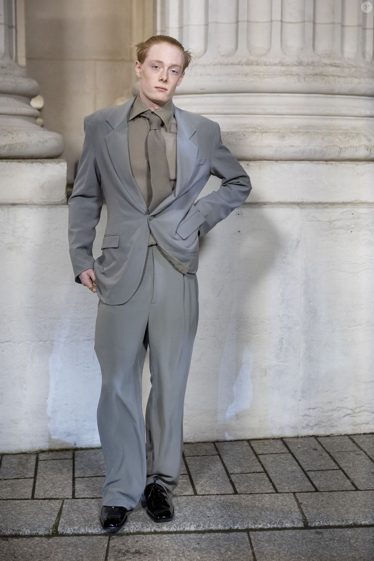 Photo : Ned Sims - Photocall du défilé Saint Laurent "Collection ...