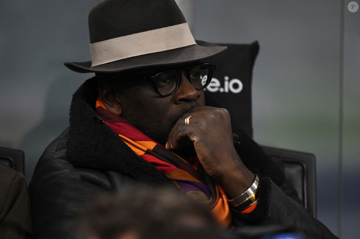 Photo : Lilian Thuram lors du match de football de la Serie A italienne ...