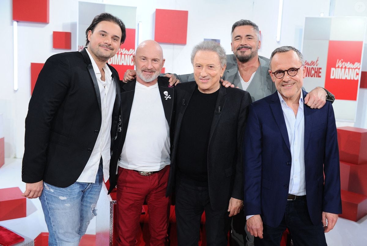 Photo : Exclusif - Robin Rouil, Vincent Lagaf, Michel Drucker, Olivier ...