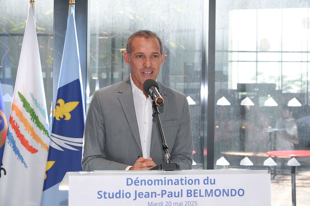 Photo : Exclusif - Paul Belmondo inaugure le studio Jean-Paul Belmondo sur le campus Georges ...