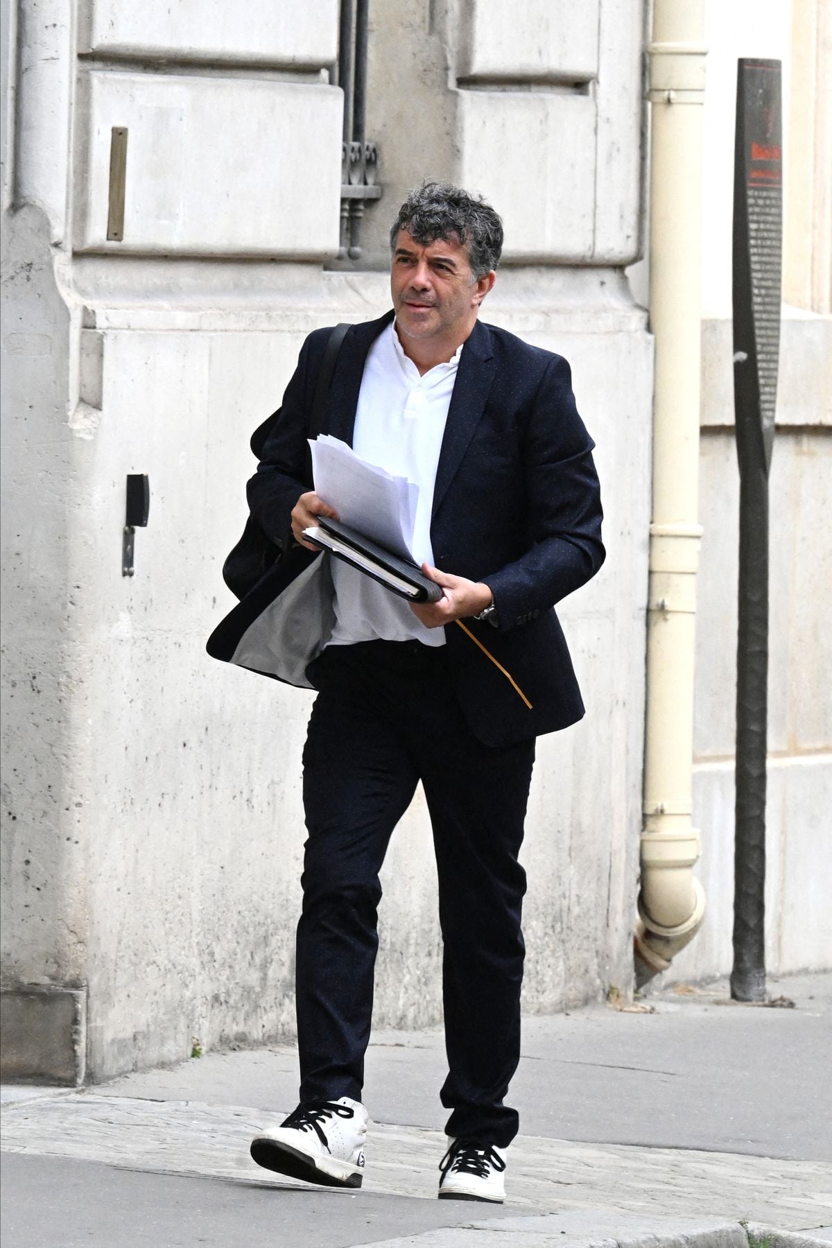 Photo : Exclusif - Stéphane Plaza arrive à la Maison de la Chimie à ...
