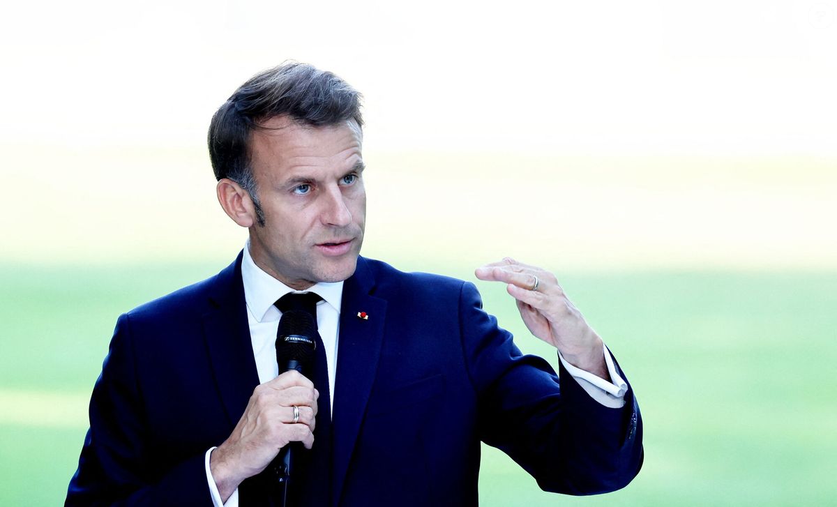 Photo : Emmanuel Macron - Réception de la France Music Week au Palais ...