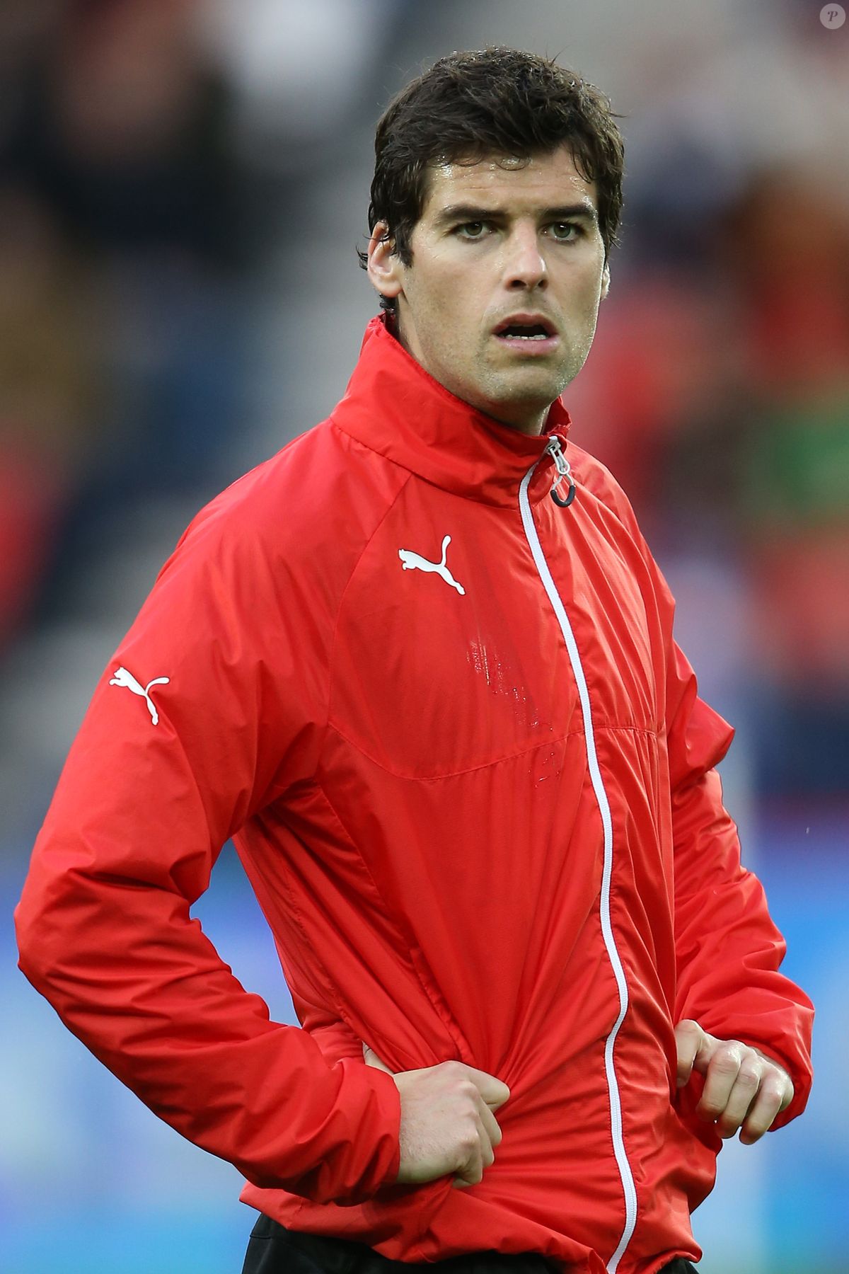 Photo : Yoann Gourcuff - People au match de football "PSG - Rennes" au ...
