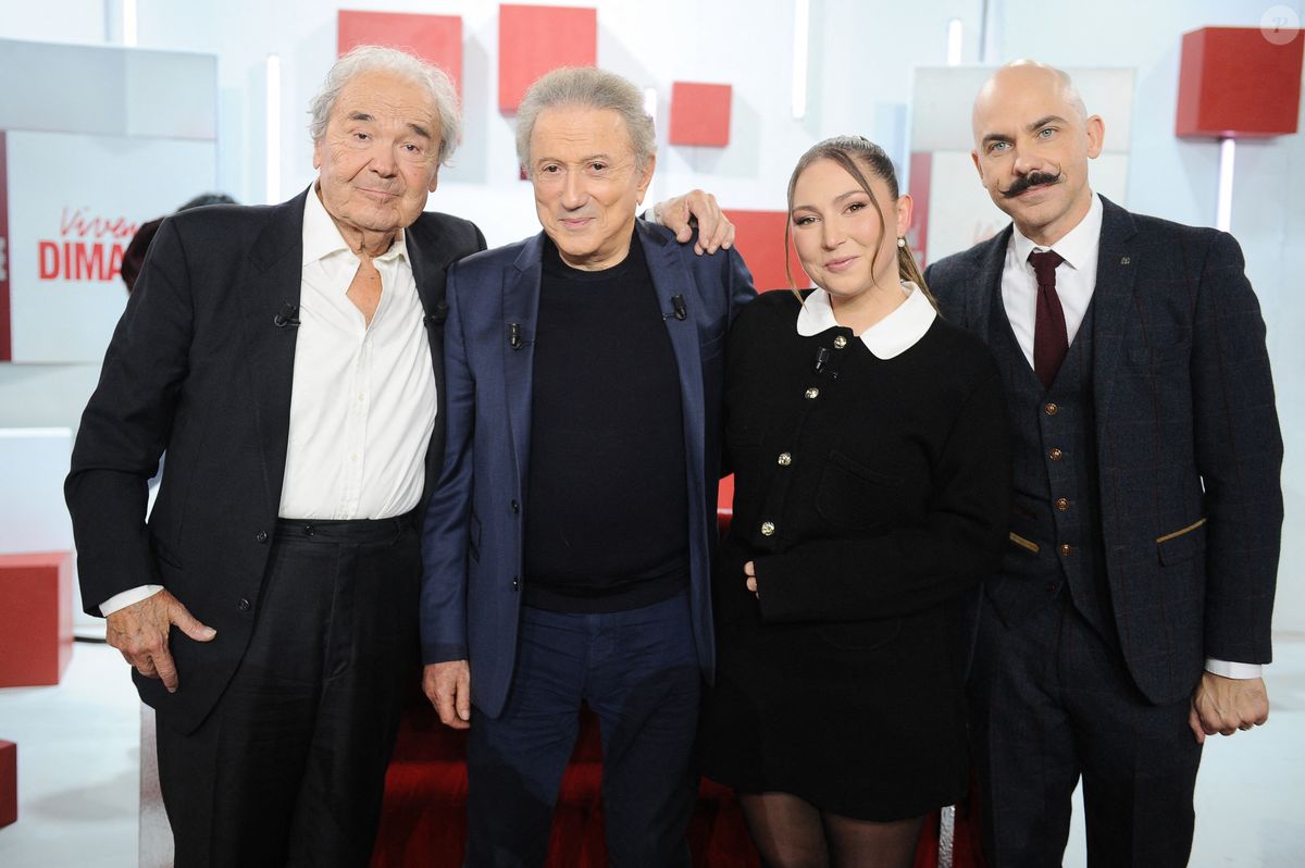 Photo : Exclusif - Pierre Perret, Michel Drucker, Linh et Viktor ...