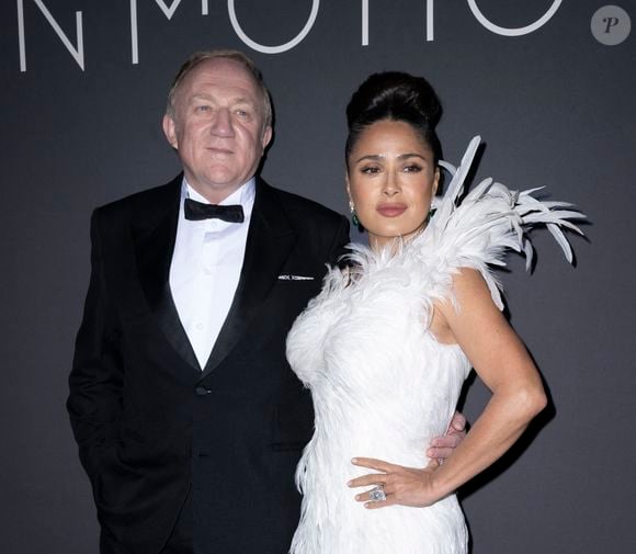Dîner Kering : découvrez les looks éblouissants de Salma Hayek, Pierre ...