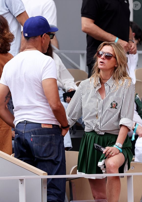 Photo : Sarah Poniatowski (Lavoine) avec son compagnon Roschdy Zem et ...