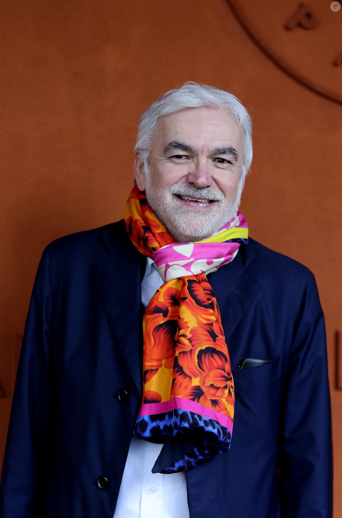 Photo : Pascal Praud au village lors des Internationaux de France de ...