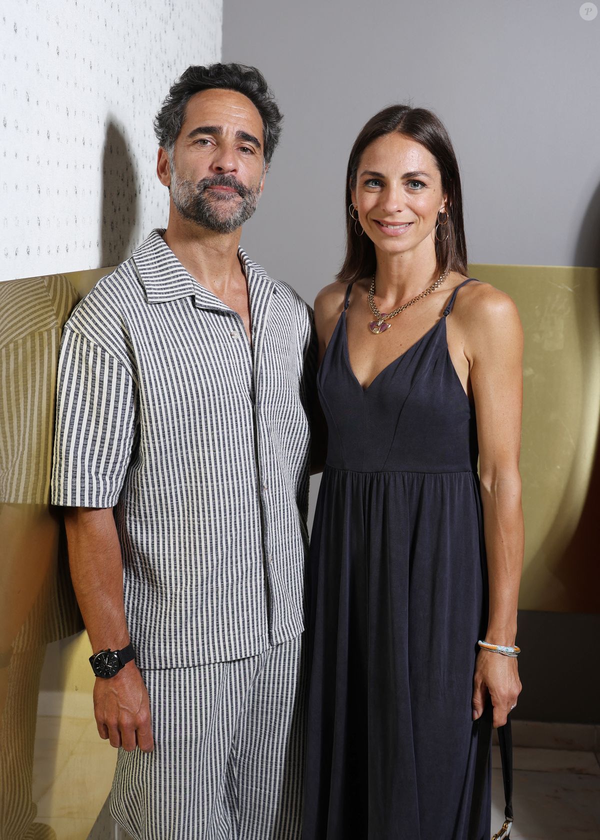 Photo : Exclusif - Florent Peyre et sa compagne Virginie Stref au ...