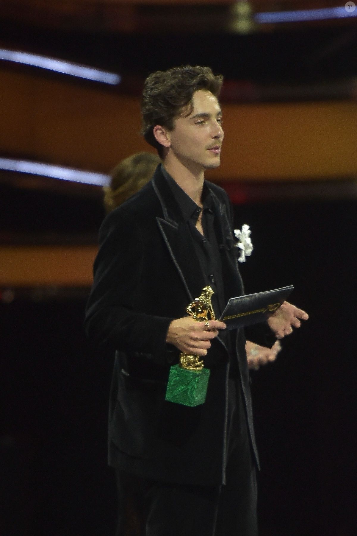 Photo : Timothée Chalamet à la cérémonie David di Donatello Awards à ...