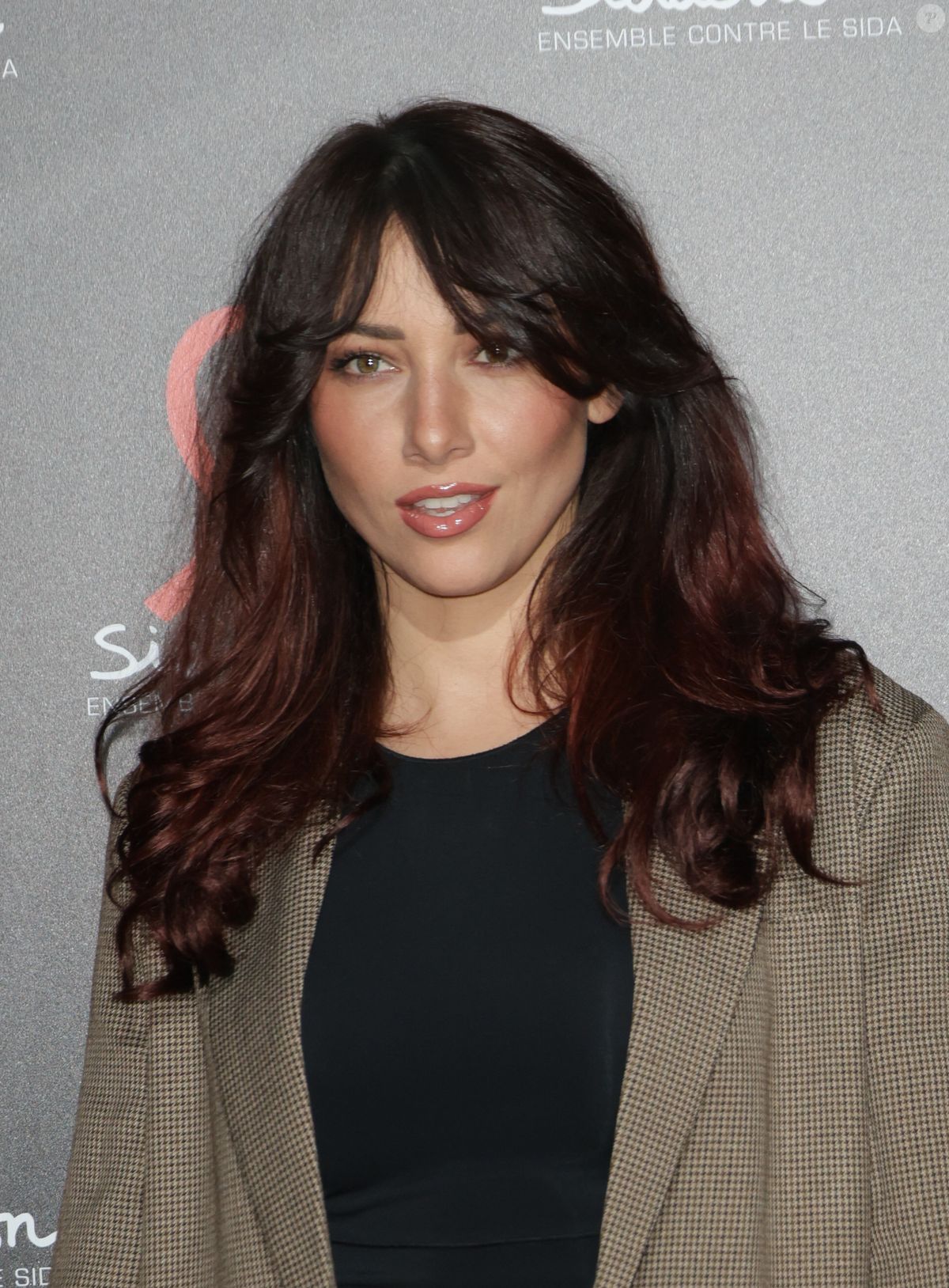 Photo : Delphine Wespiser (Miss France 2012) - Photocall de la soirée de lancement du Sidaction ...