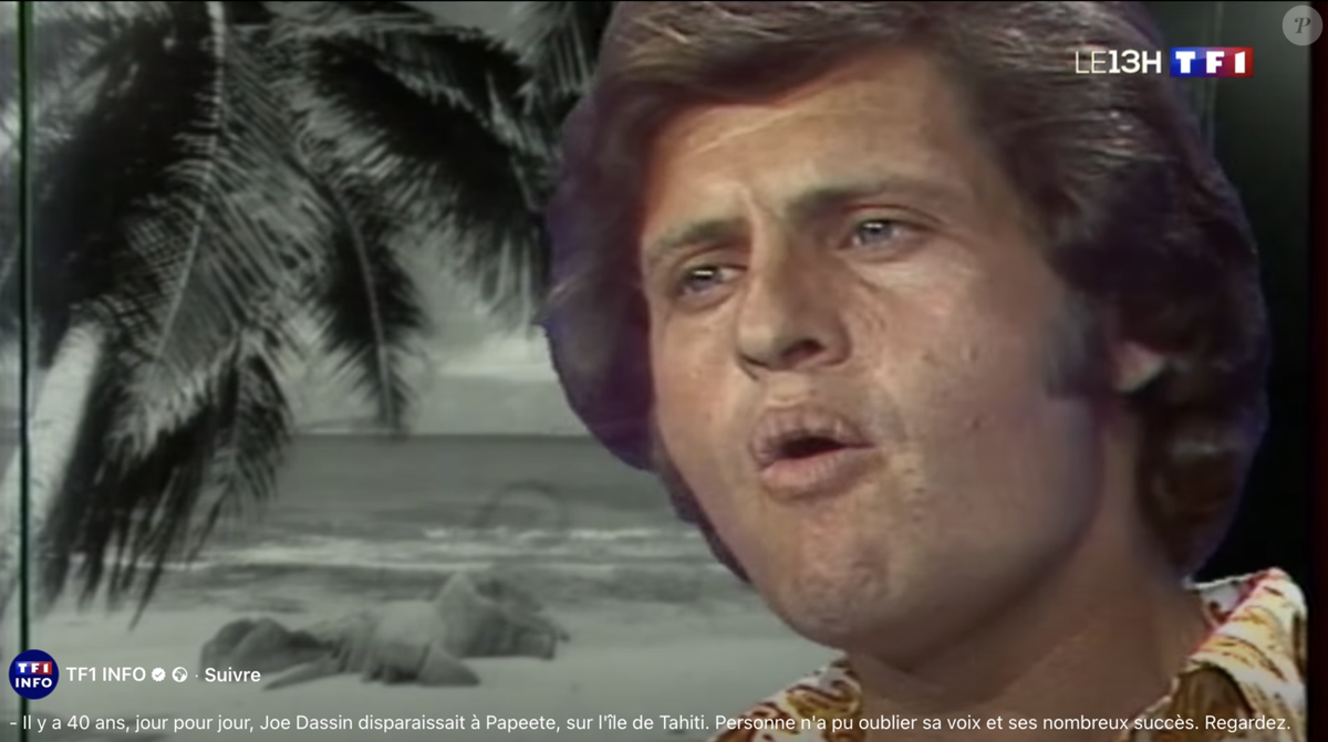 Photo : Depuis 1972, Joe Dassin vivait en Polynésie française après ...