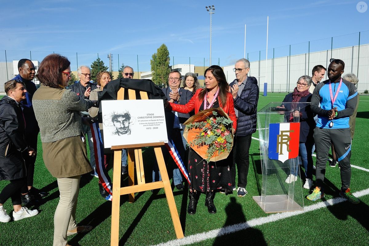 Photo : Loretta Denaro lors de l'inauguration du stade Christophe ...
