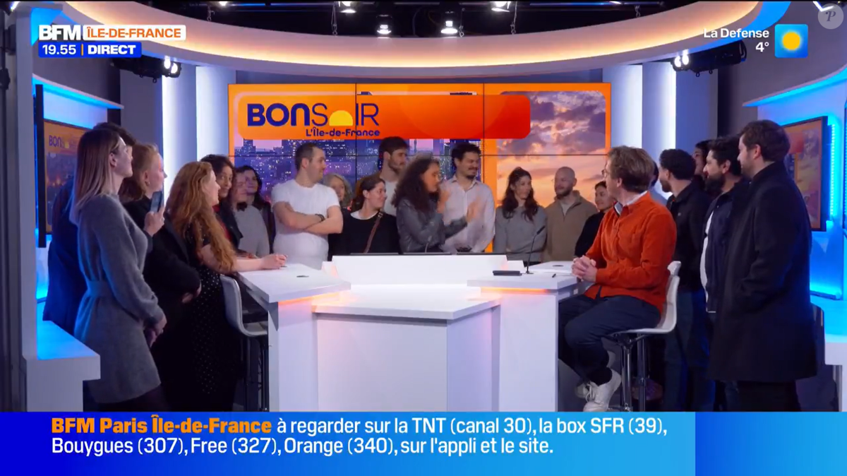 Photo : dont certains anciens ont souhaité rendre hommage à la chaîne ...