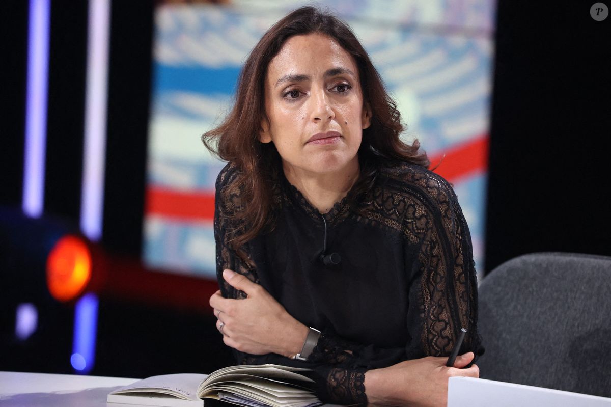 Photo : Anna Cabana lors de l'émission pour le second tour des ...