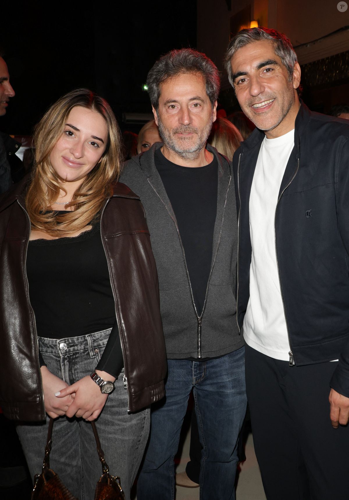 Photo : Exclusif - Eric Ghebali avec sa fille Carla et Ary Abittan ...