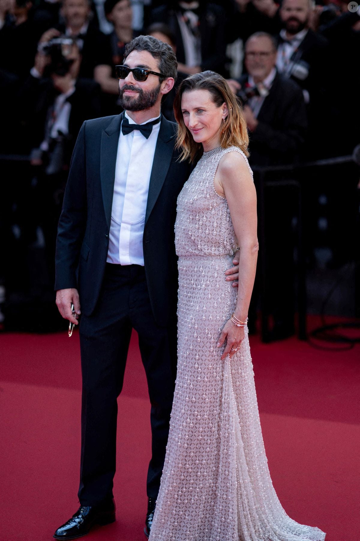 Photo : Cannes, France. 23th May, 2024. Benjamin Mahon and Camille ...