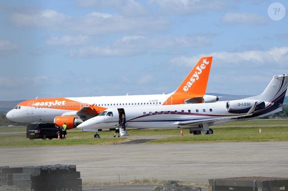 Photo : Le prince William et son épouse Kate Middleton à l'aéroport de ...