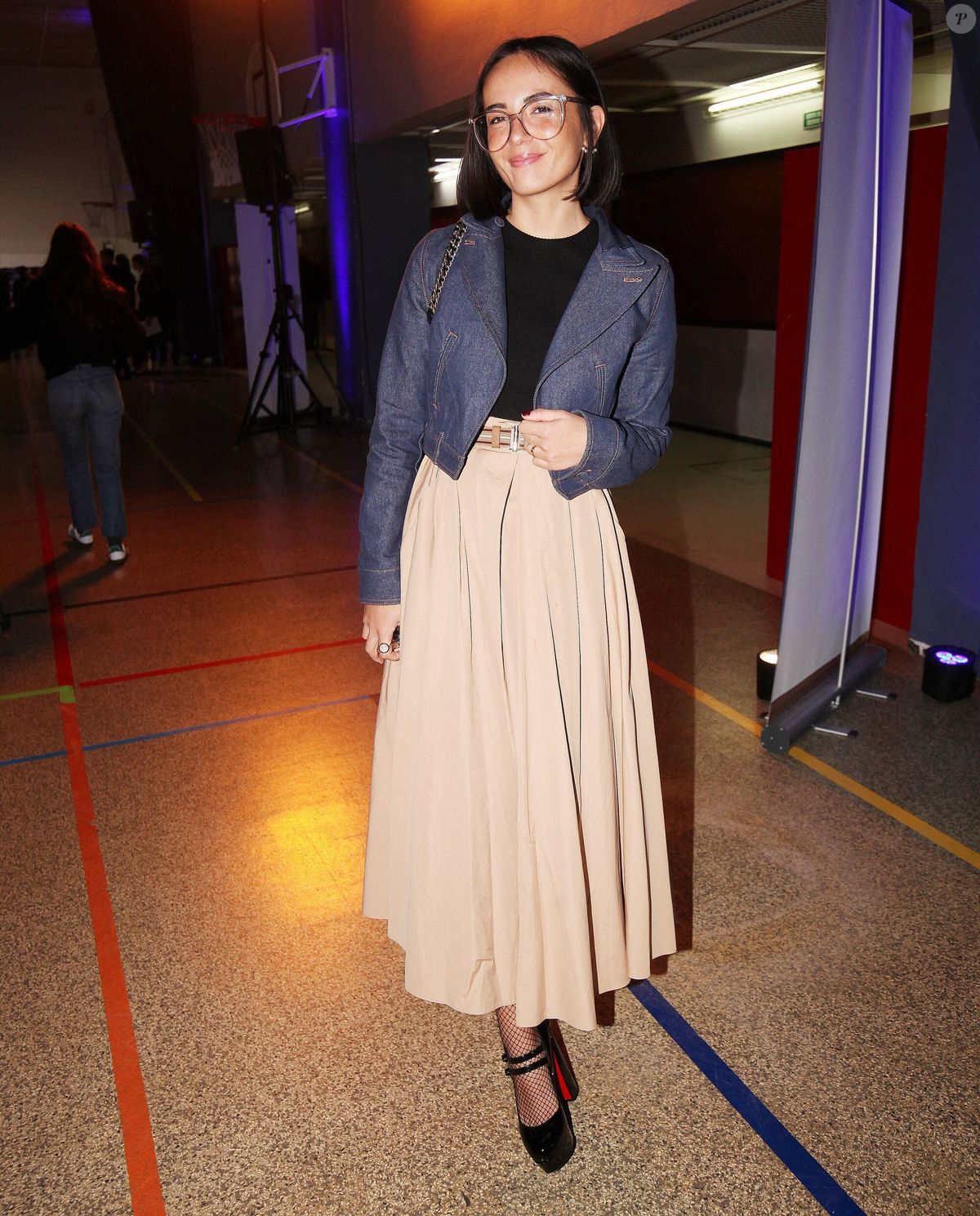 Photo : Agathe Auproux lors de la journée nationale de la lutte contre ...