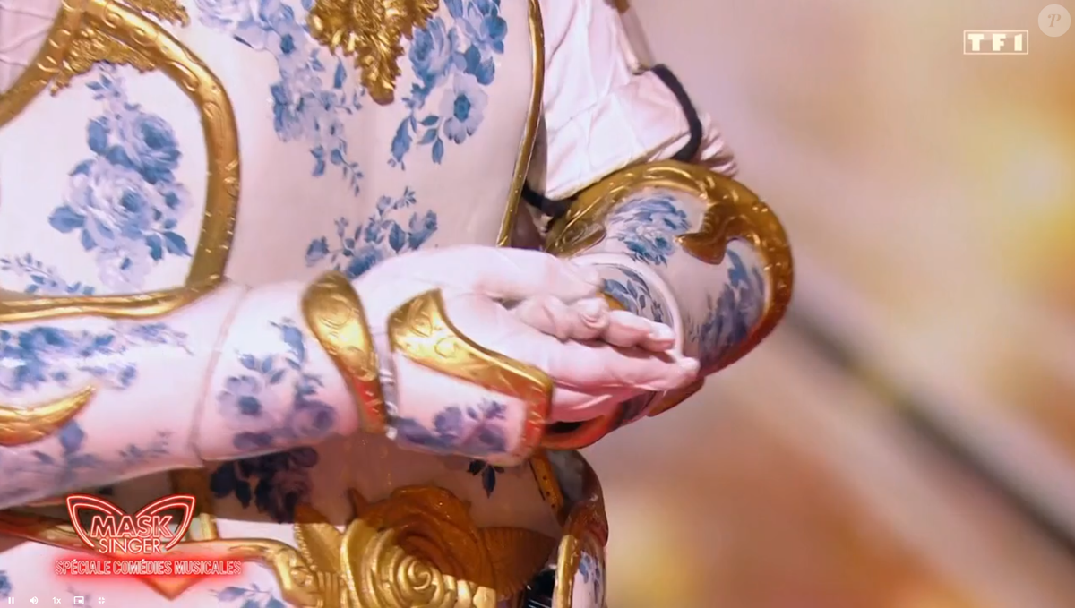 Photo : Le Chevalier de Porcelaine dans "Mask Singer", capture d'écran ...