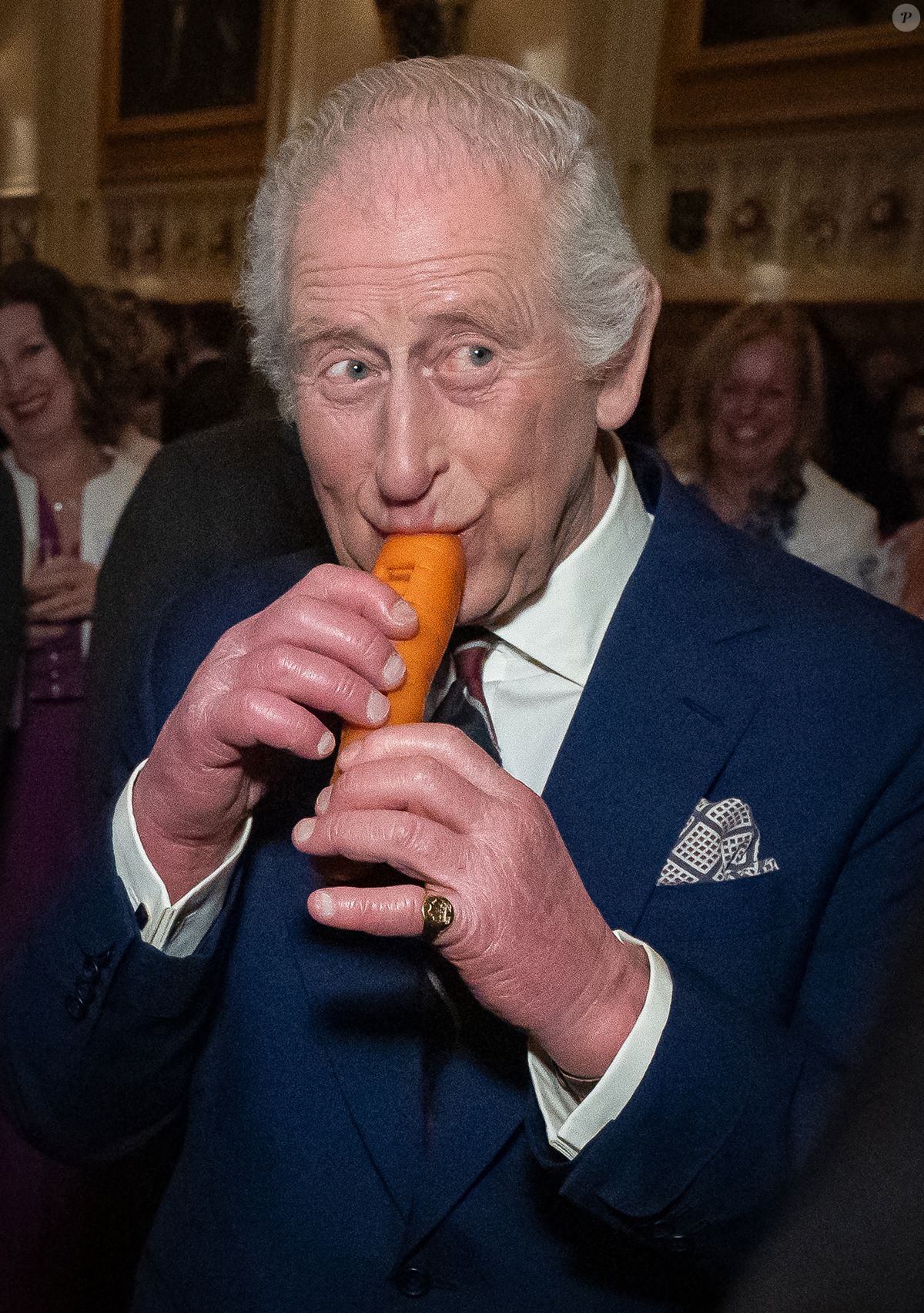 Photo : Le roi Charles III d'Angleterre assiste à une réception en l ...