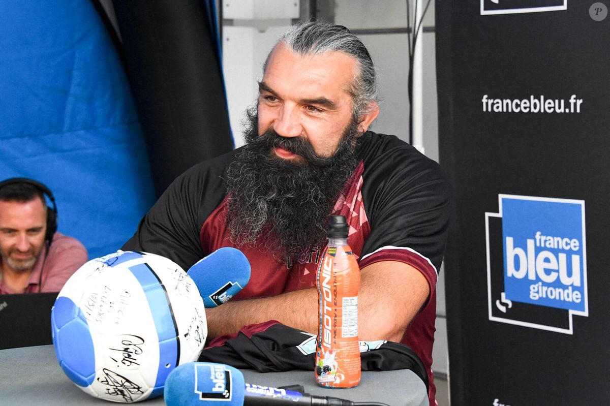 Photo : Sébastien Chabal lors du Match des Legendes au Stade Matmut ...