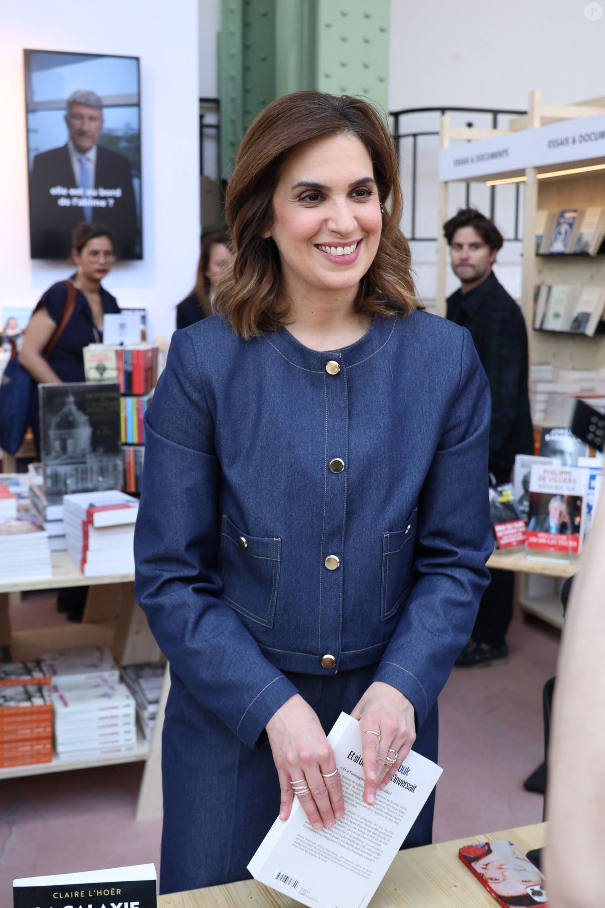 Photo : Sonia Mabrouk - Festival du Livre de Paris 2025 au Grand Palais ...