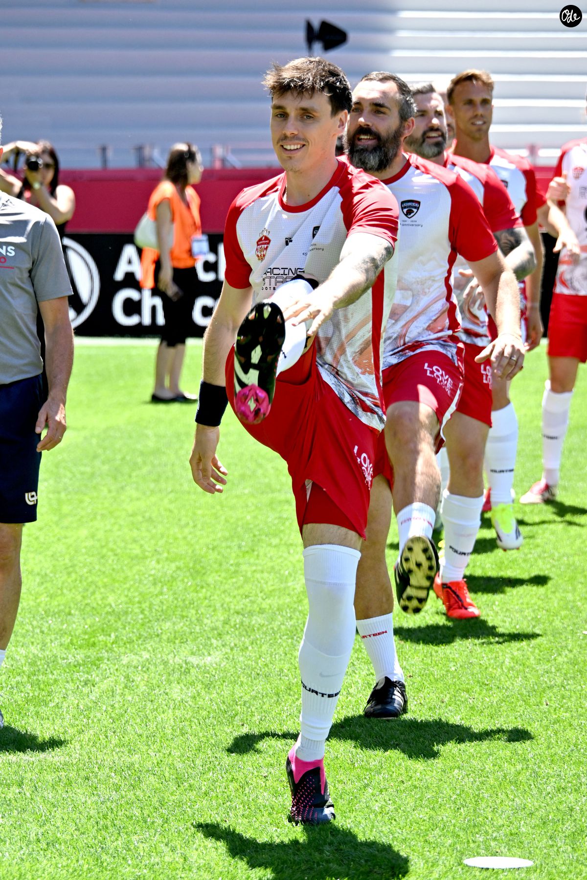 Photo : Louis Ducruet (président des Barbagiuans) lors du match de ...